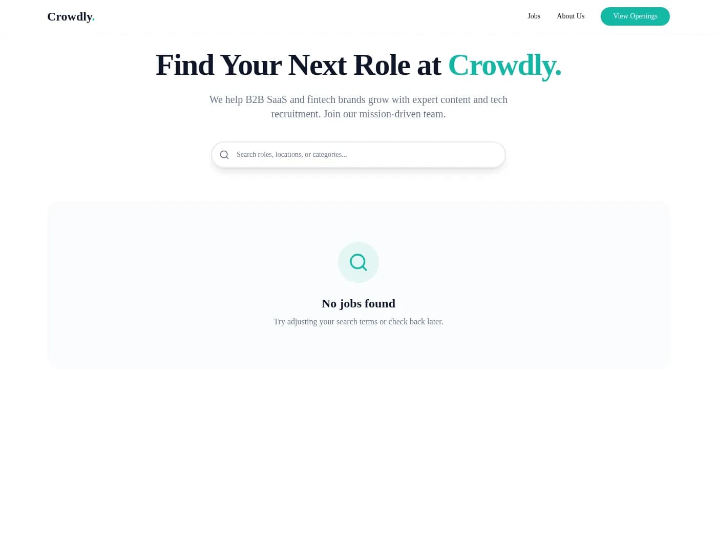 Crowdly Job Board