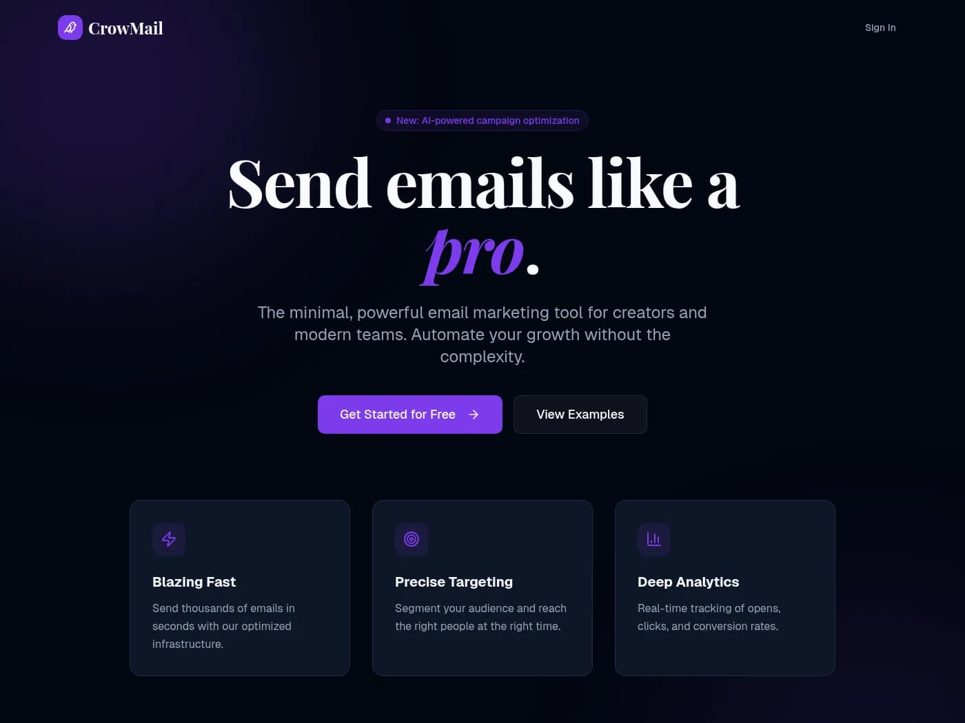 CrowMail Marketer