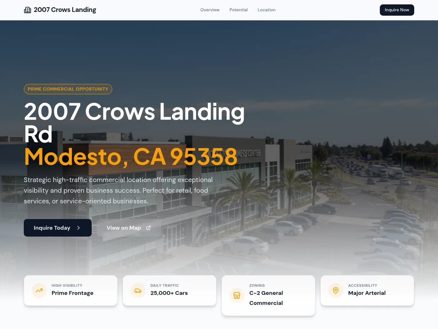 Crows Landing Property Page