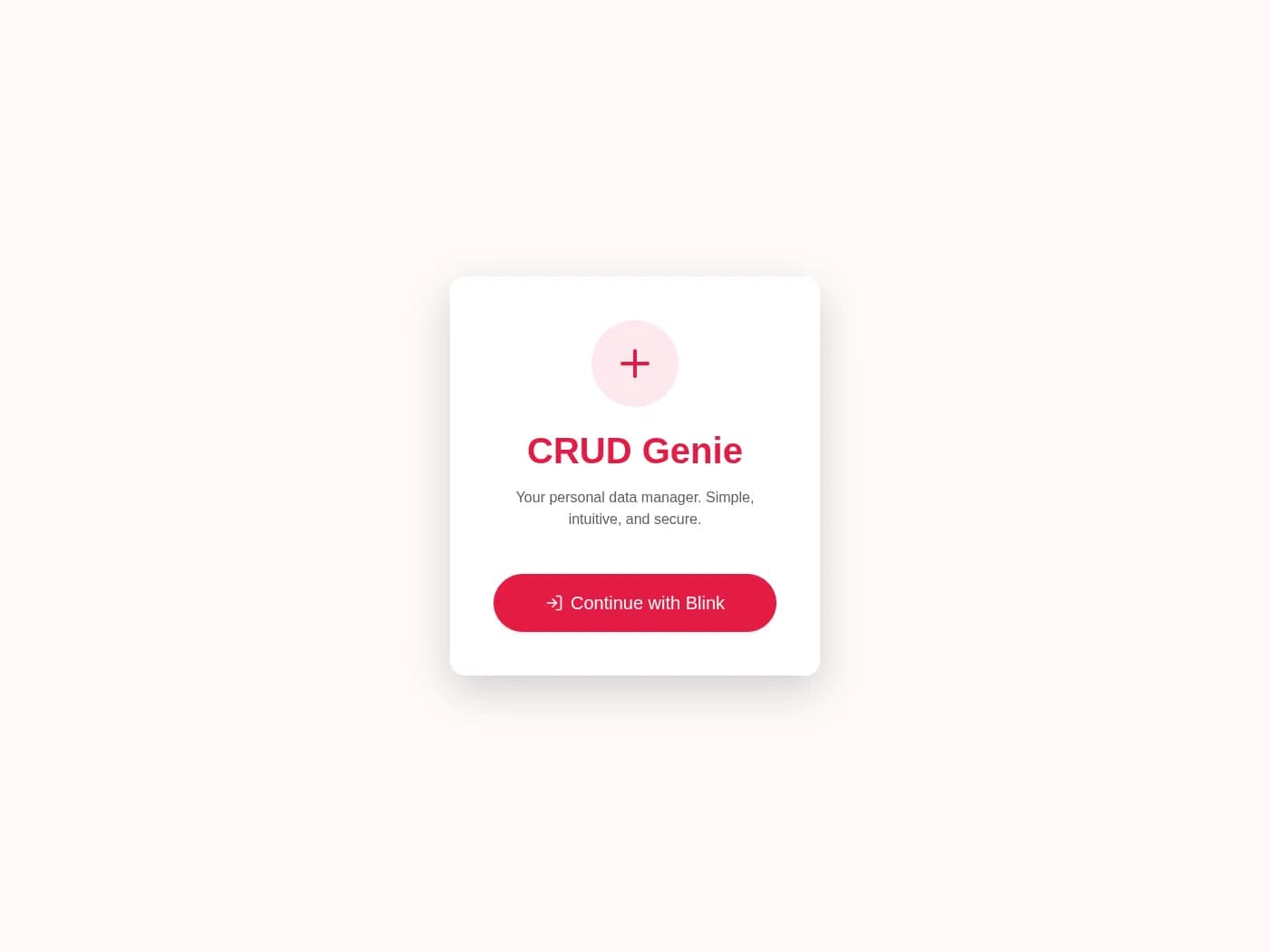 CRUD Genie