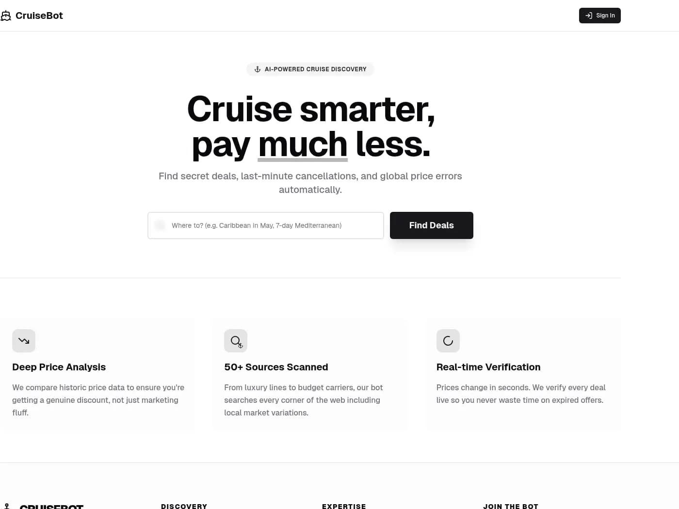 Cruise Deal Bot