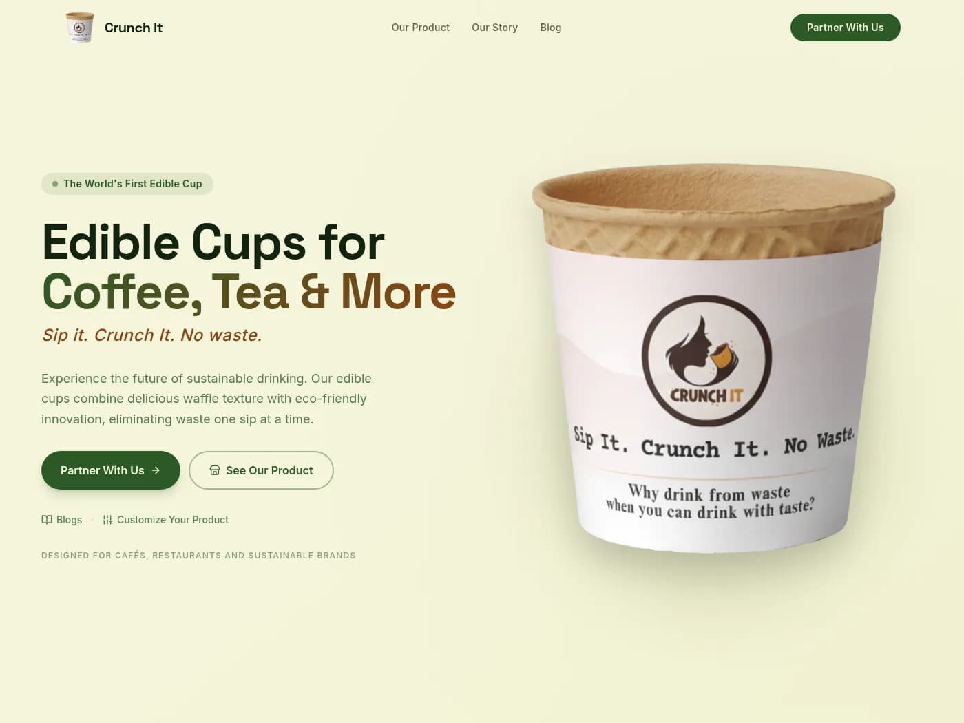 Crunch It Homepage