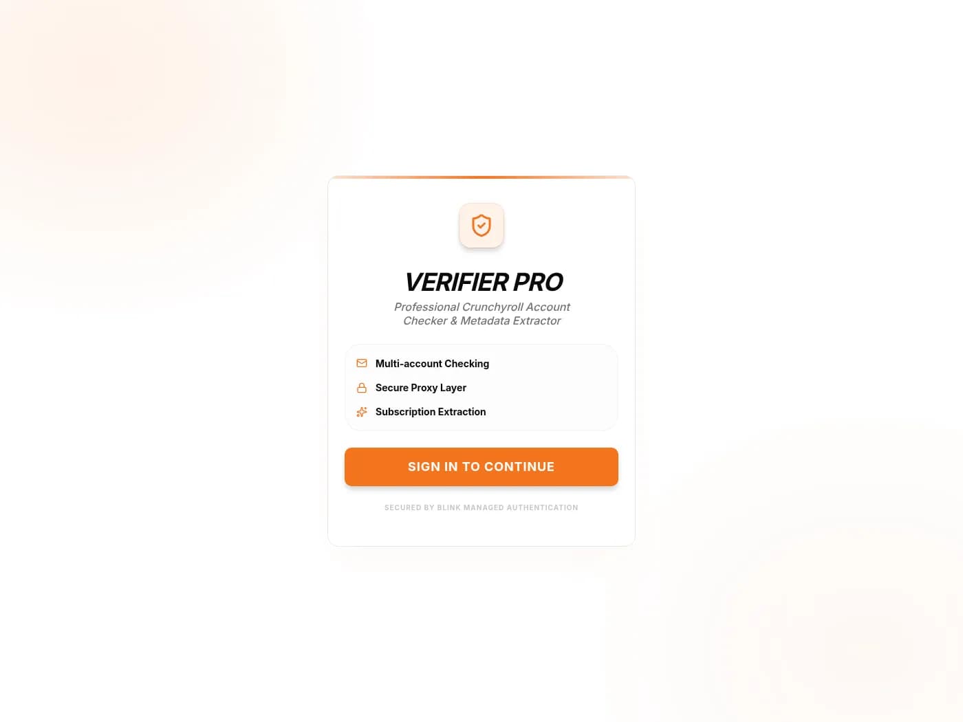 Crunchyroll Verifier Pro
