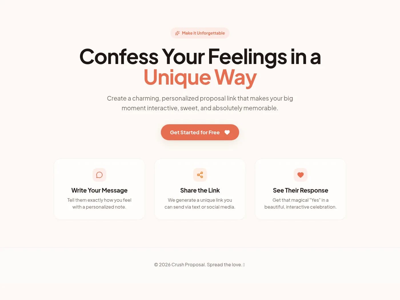 Crush Proposal Link