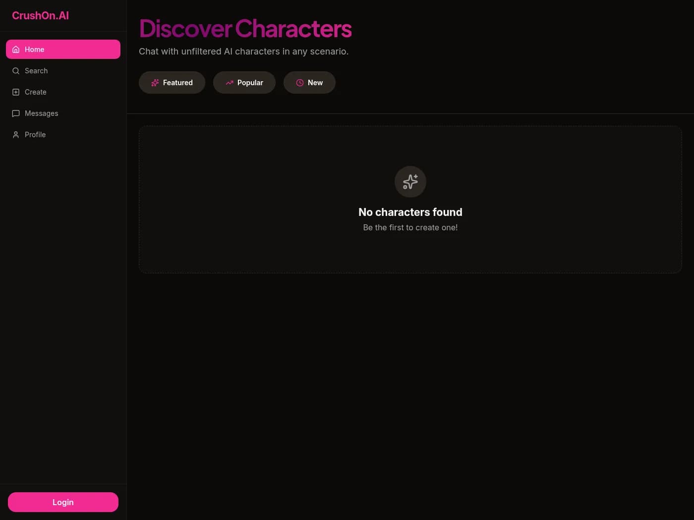 CrushOn Inspired Web App