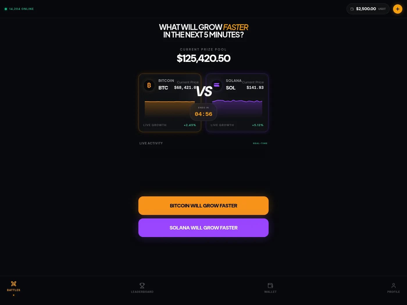 Crypto Battle Demo