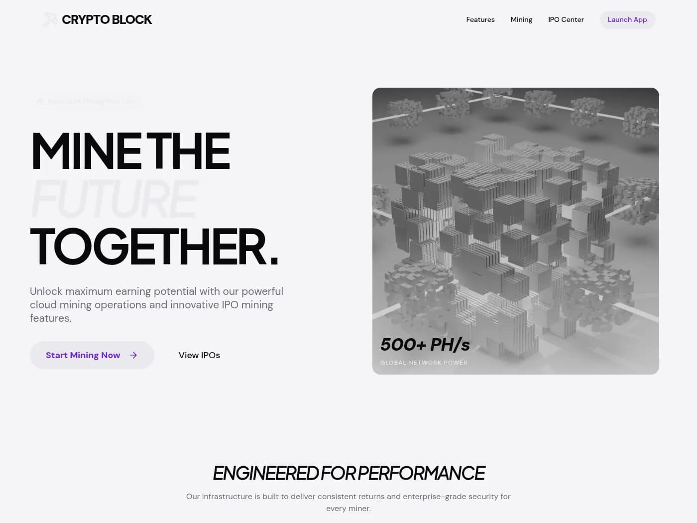 Crypto Block Mining