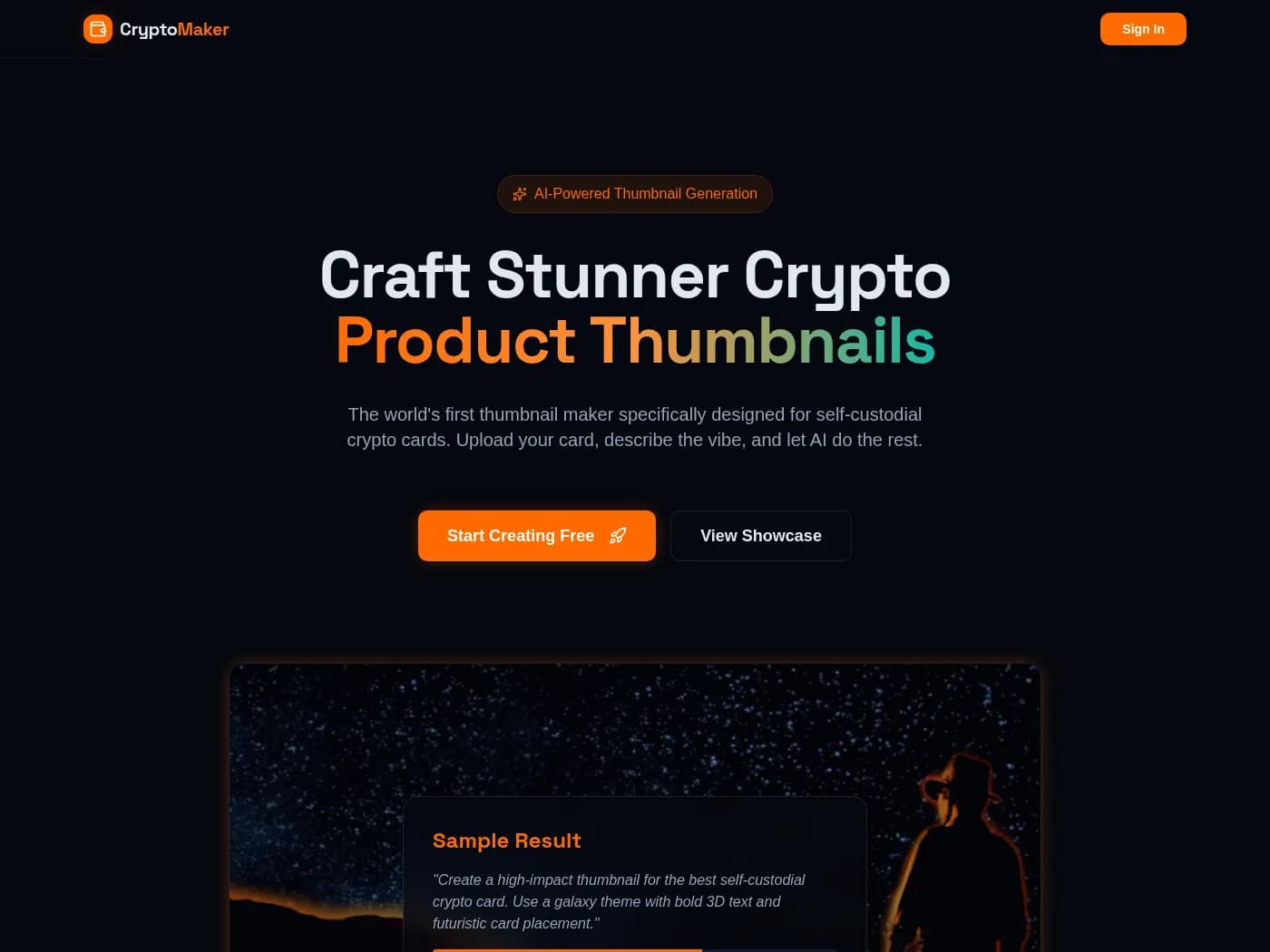 Crypto Card Thumbnail Maker