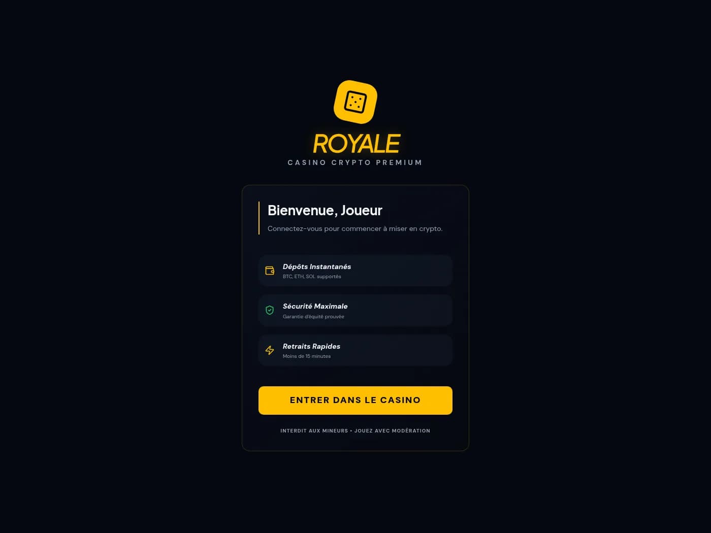 Crypto Casino Royale