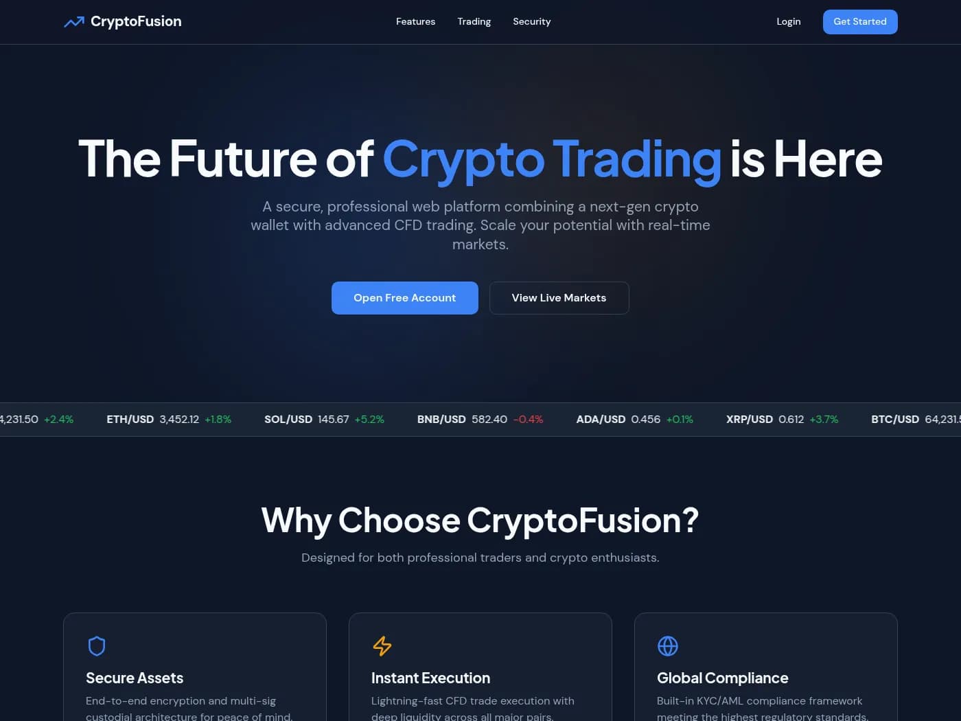 CryptoFusion Platform
