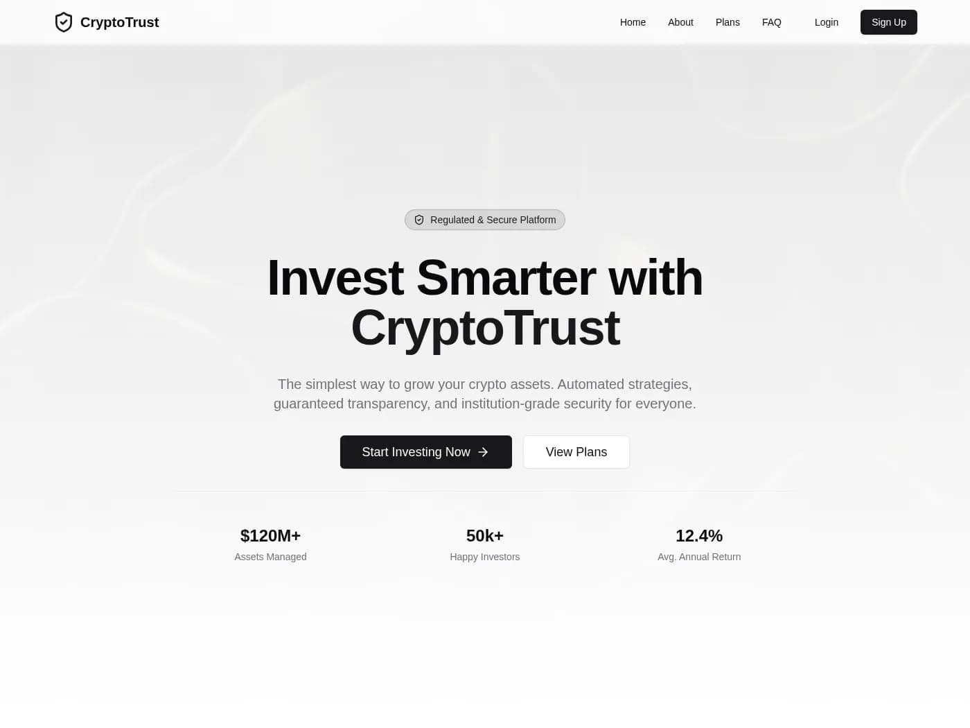 CryptoTrust Dashboard