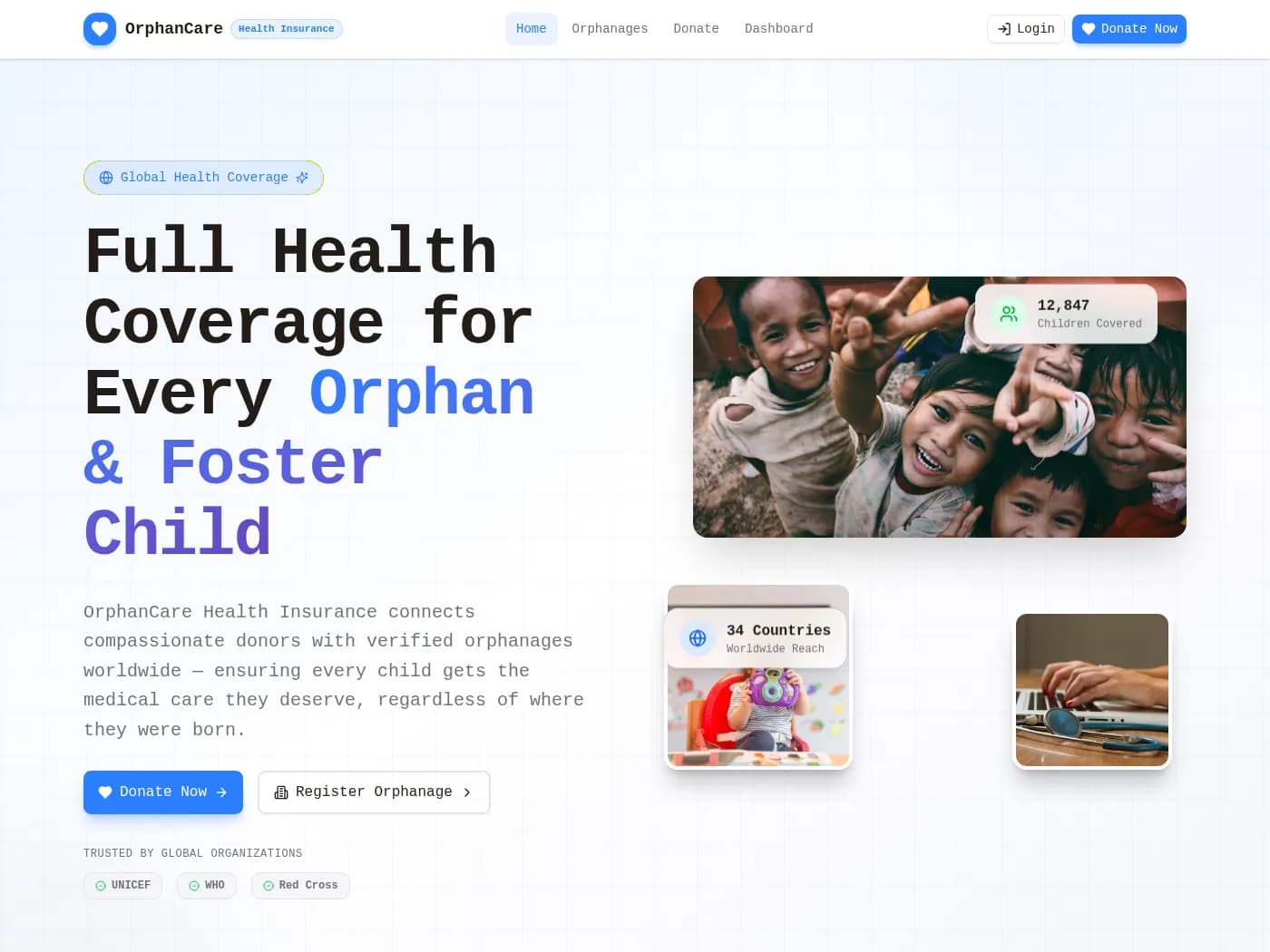 OrphanCare Crypto Donations