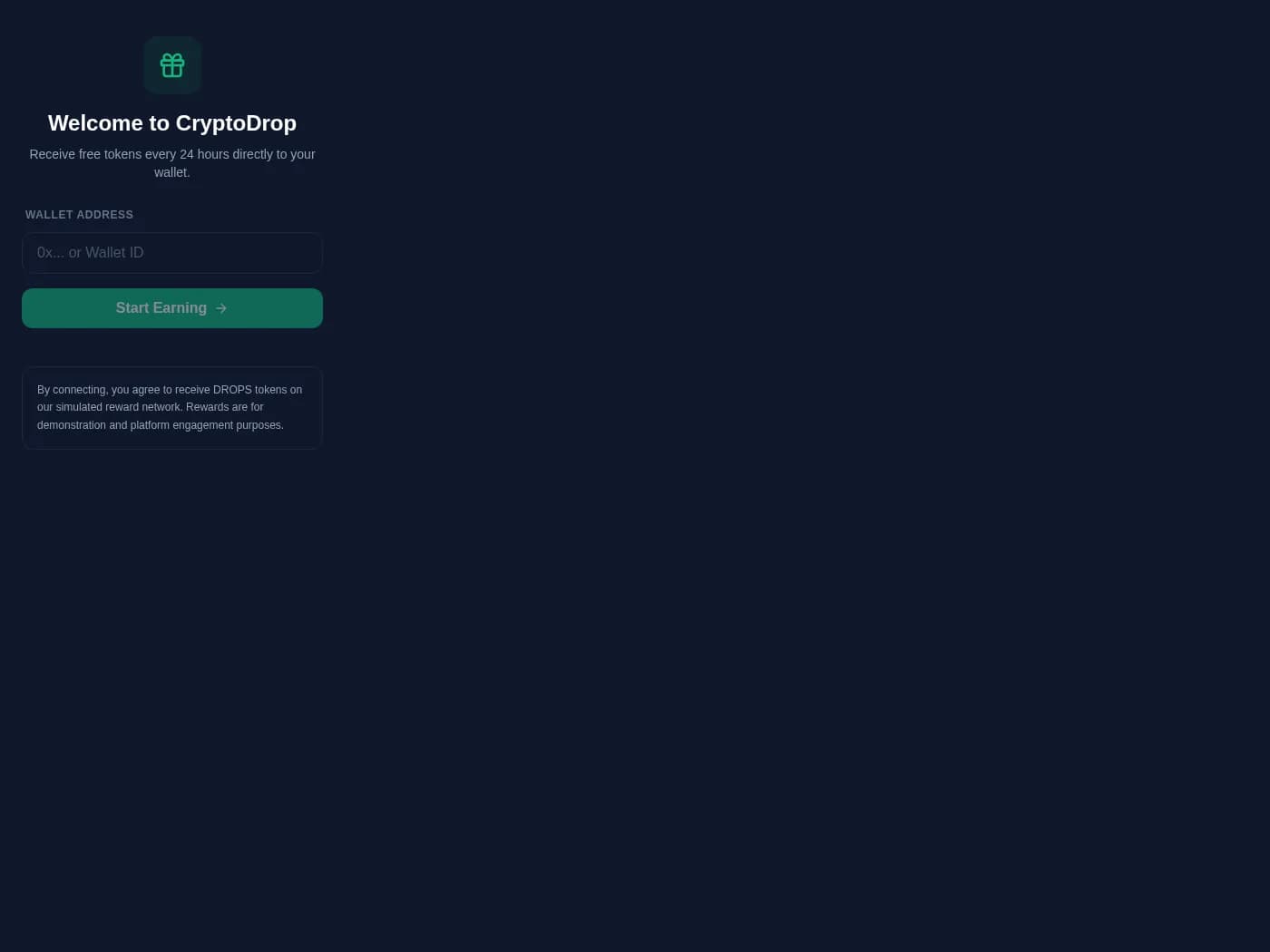 Crypto Drop Extension