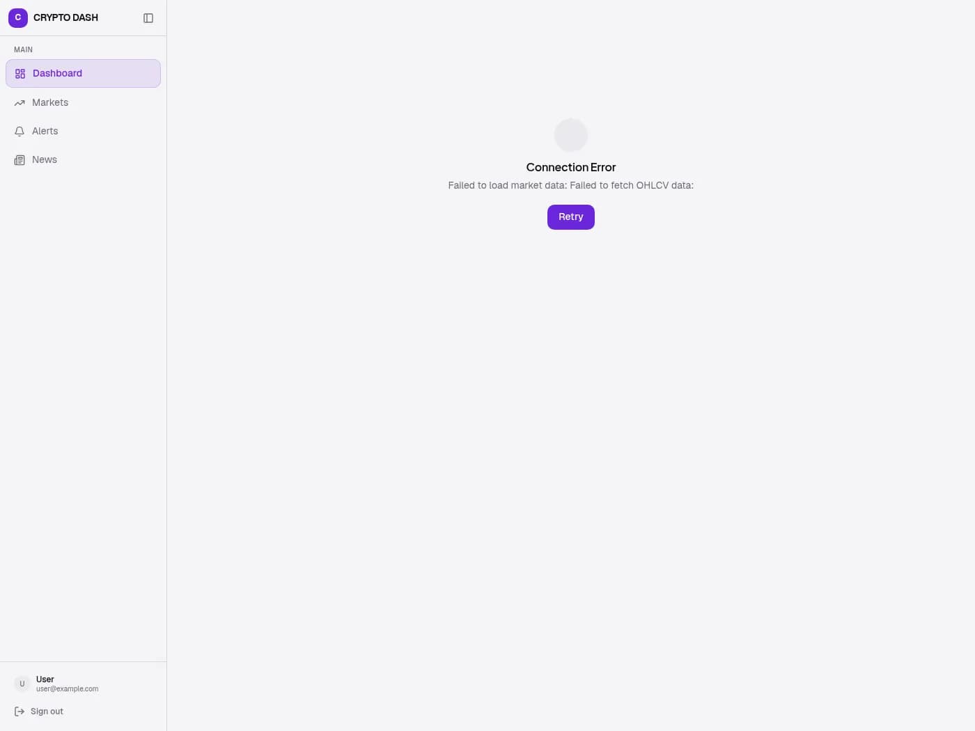 Crypto Insights Dash