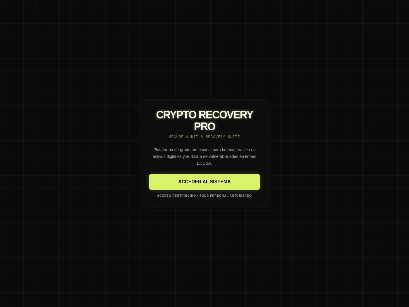 Crypto Key Recovery Pro