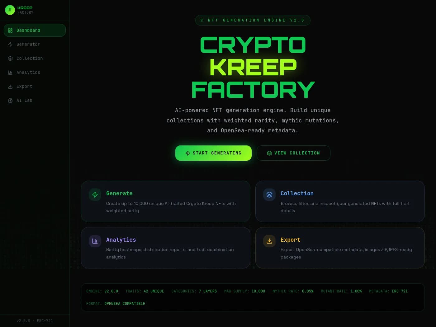 Crypto Kreep Factory