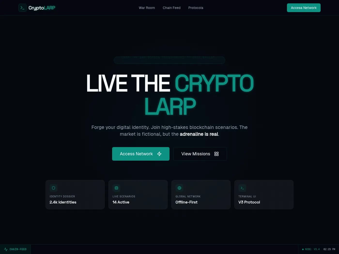 CryptoLARP Hub