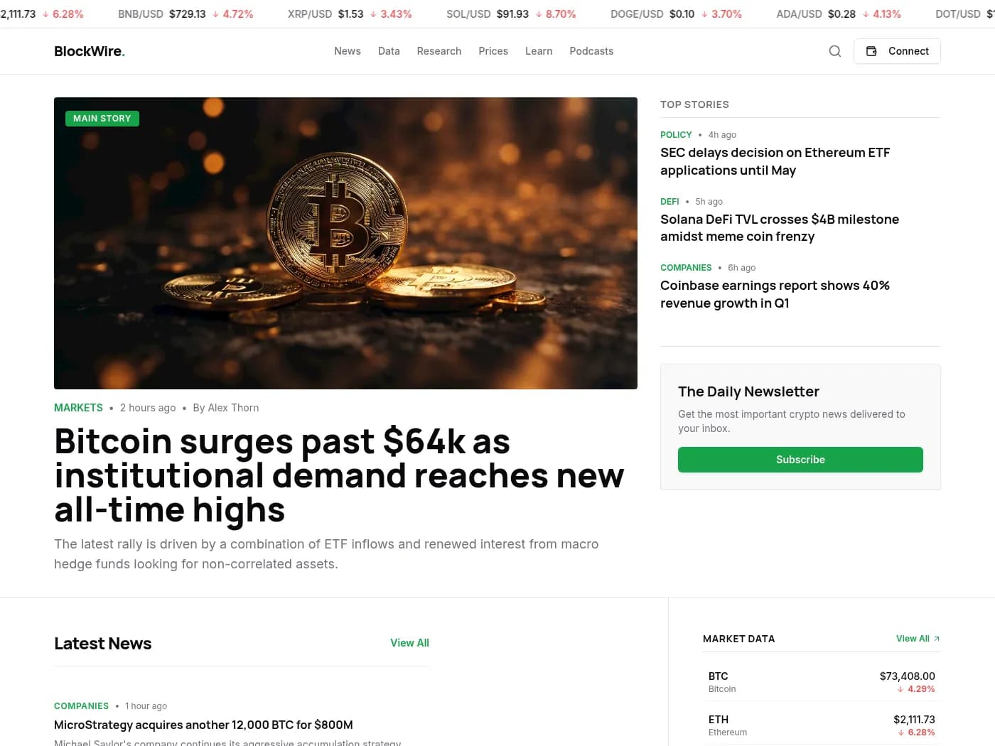 BlockWire Crypto News