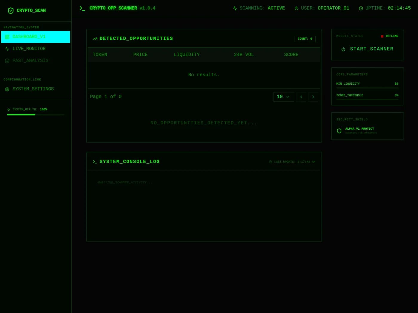 Crypto Opp Scanner