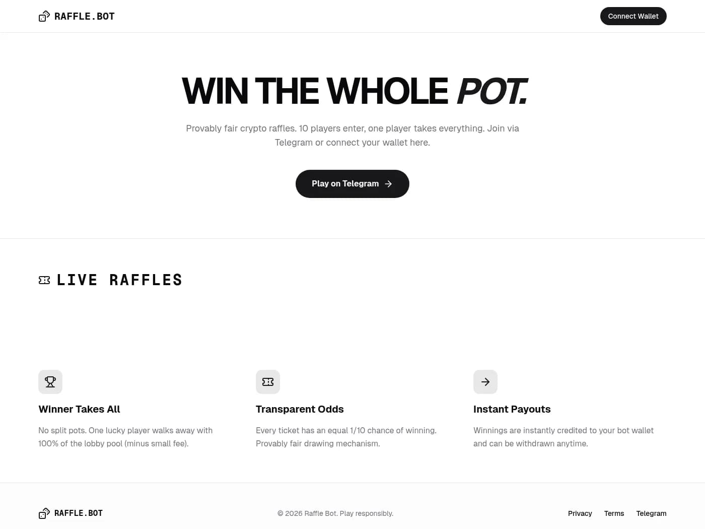 Crypto Raffle Bot