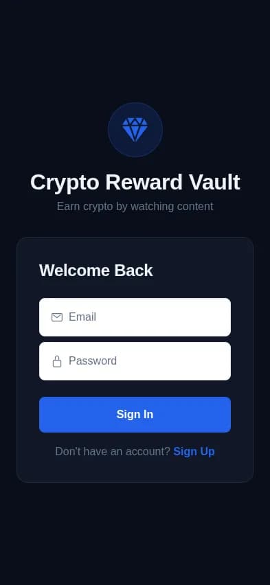 Crypto Reward Vault