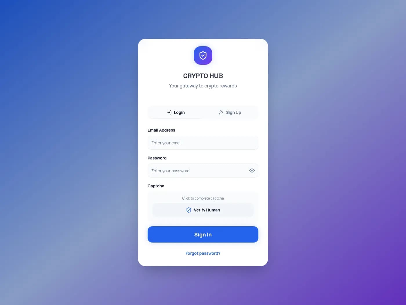 Crypto Rewards Hub