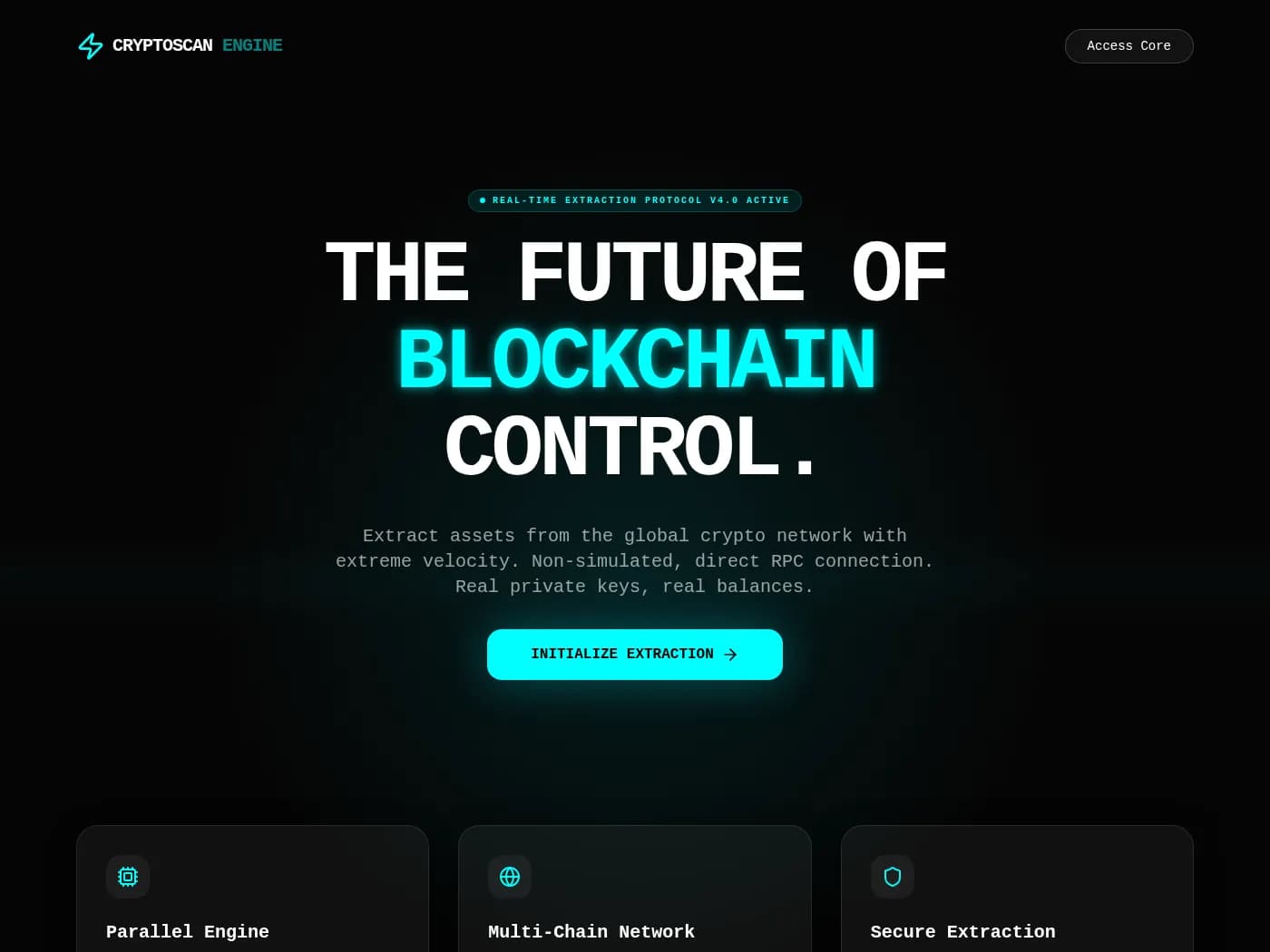 CryptoScan Engine