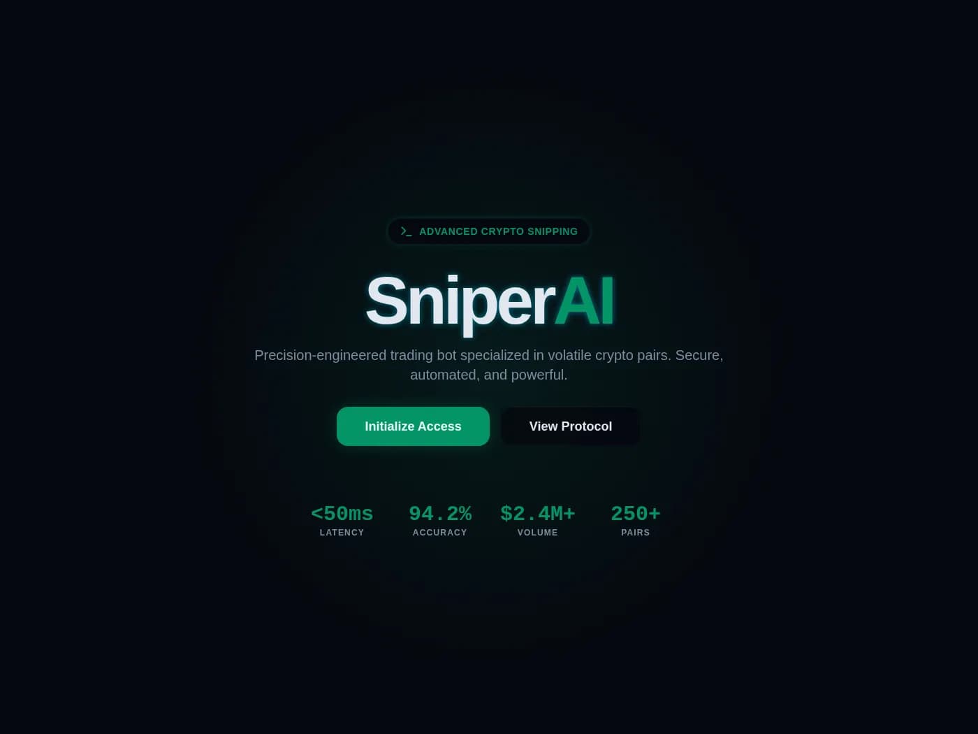 CryptoSniper AI Trader