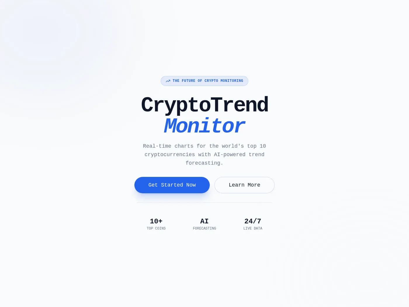 CryptoTrend Monitor