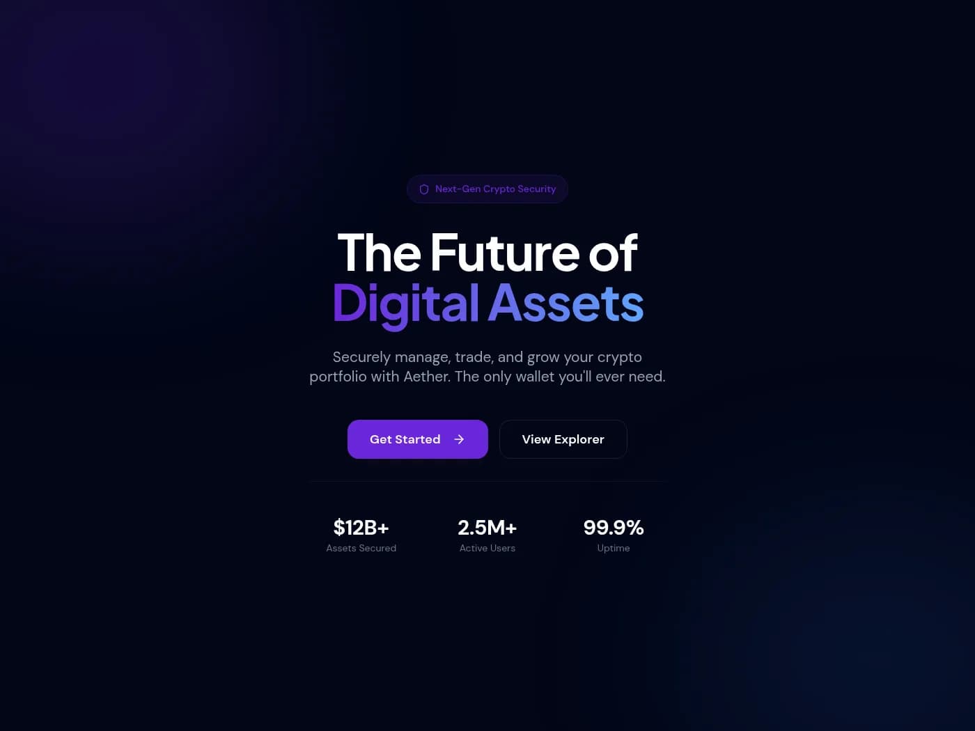 Crypto Wallet Dashboard