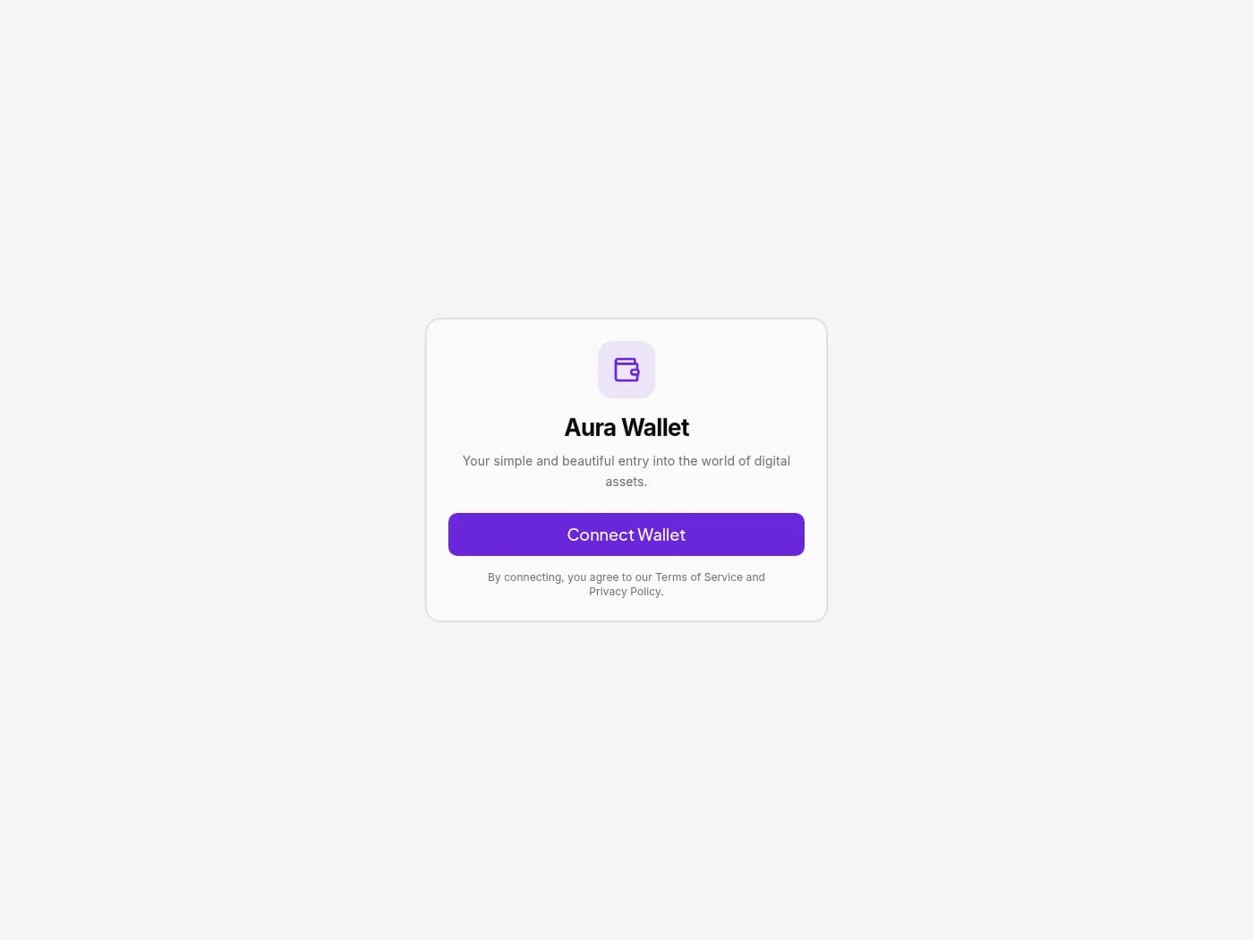 Starter Crypto Wallet