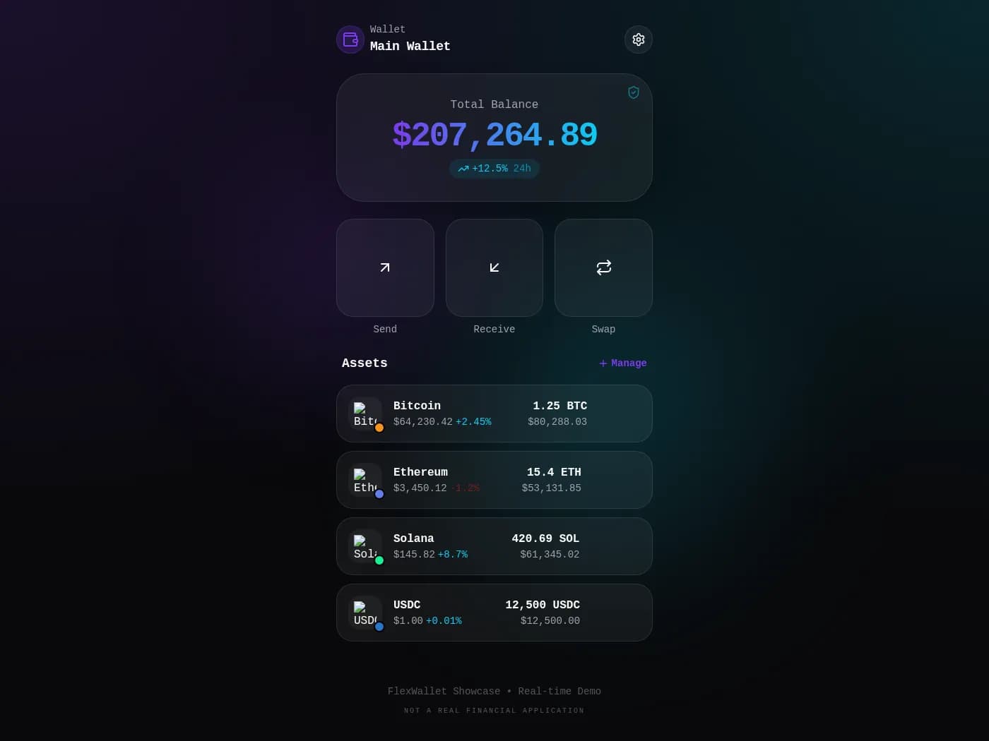 FlexWallet Showcase