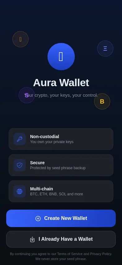 Aura Wallet Mobile