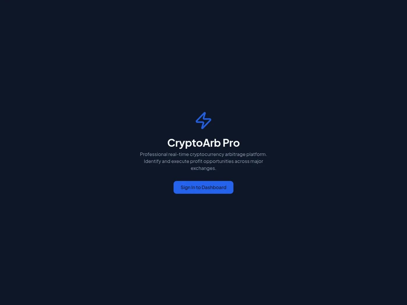 CryptoArb Pro App
