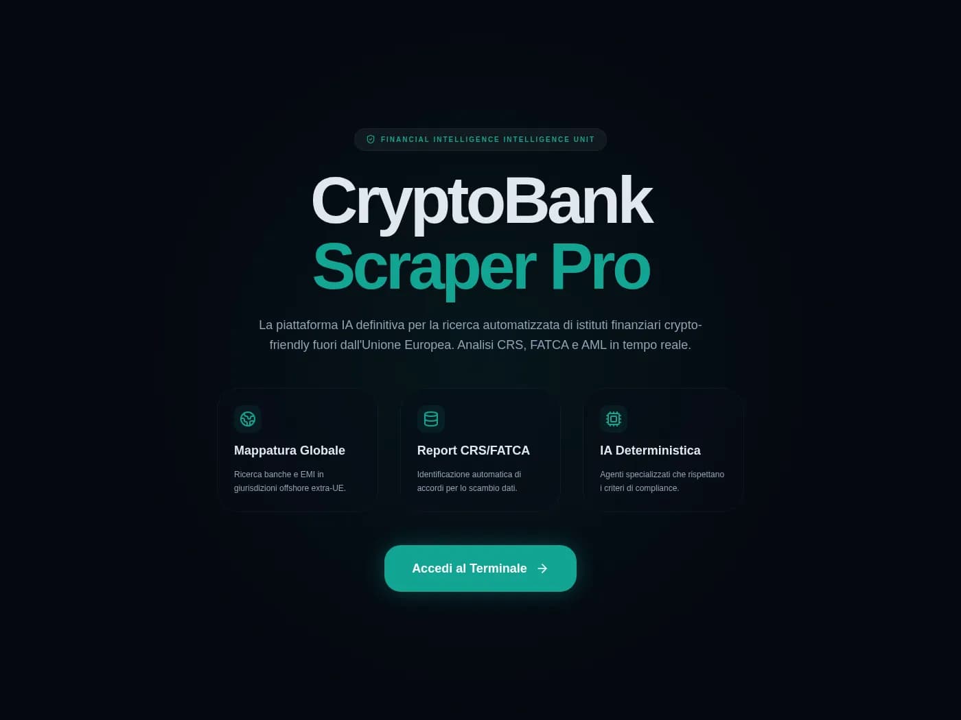 CryptoBank Scraper Pro
