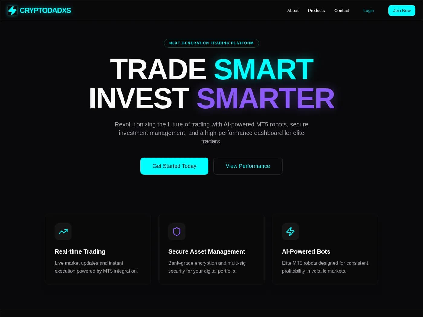 CRYPTODADXS Platform