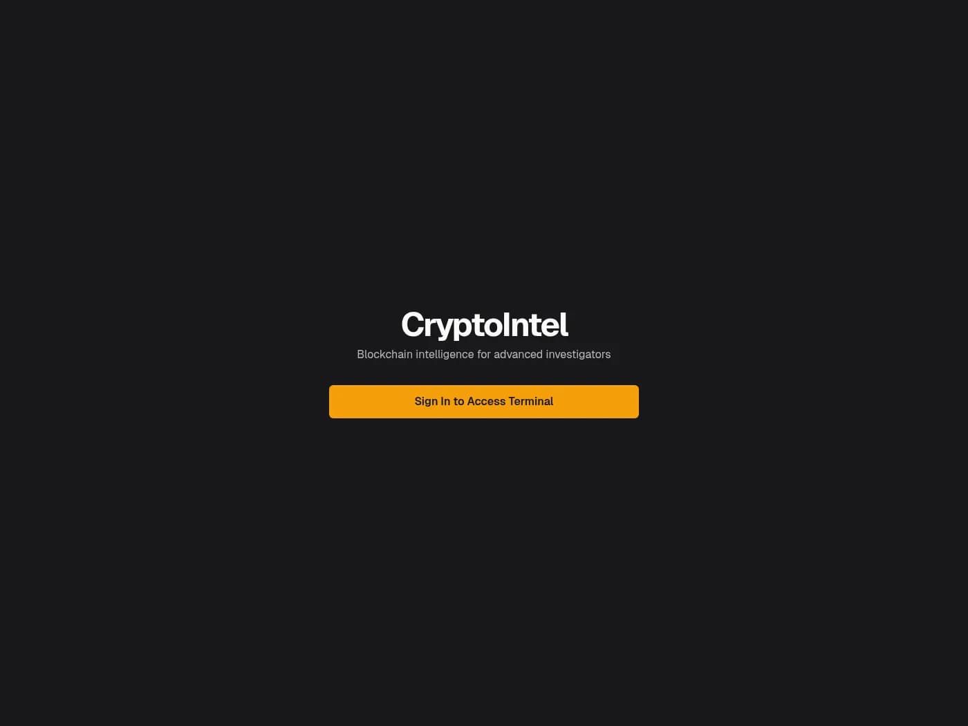 CryptoIntel Dashboard