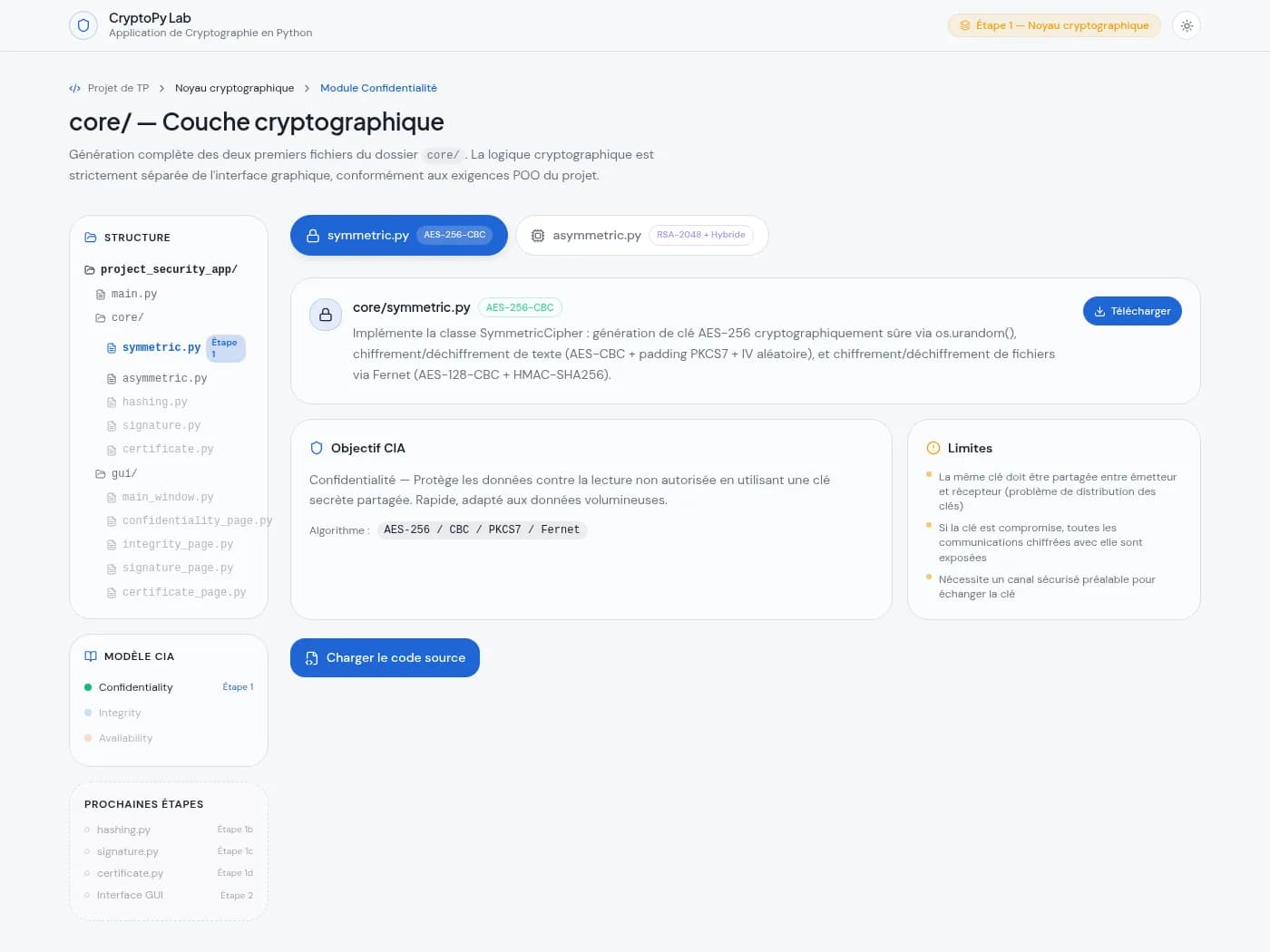 CryptoPy Lab App