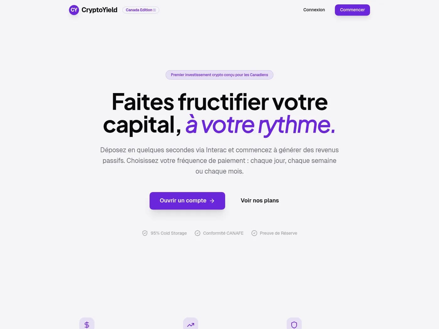 CryptoYield Dashboard