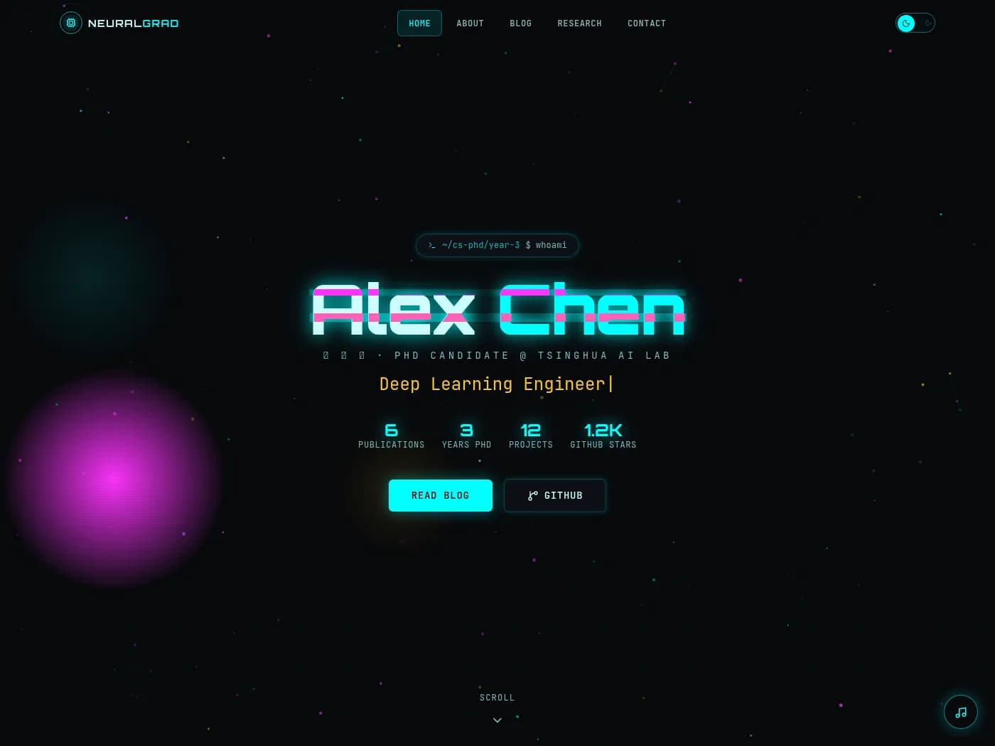 NeonGrad Student Blog