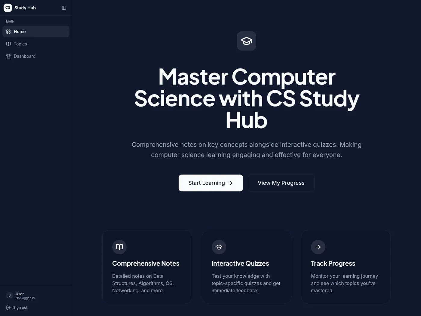 CS Study Hub