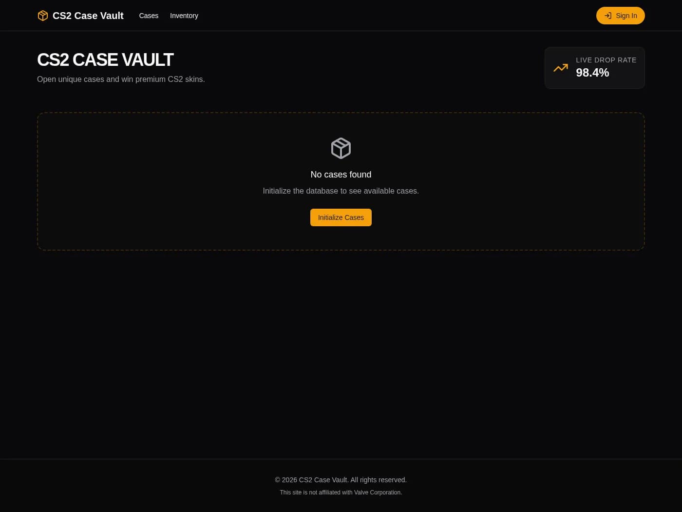 CS2 Case Vault