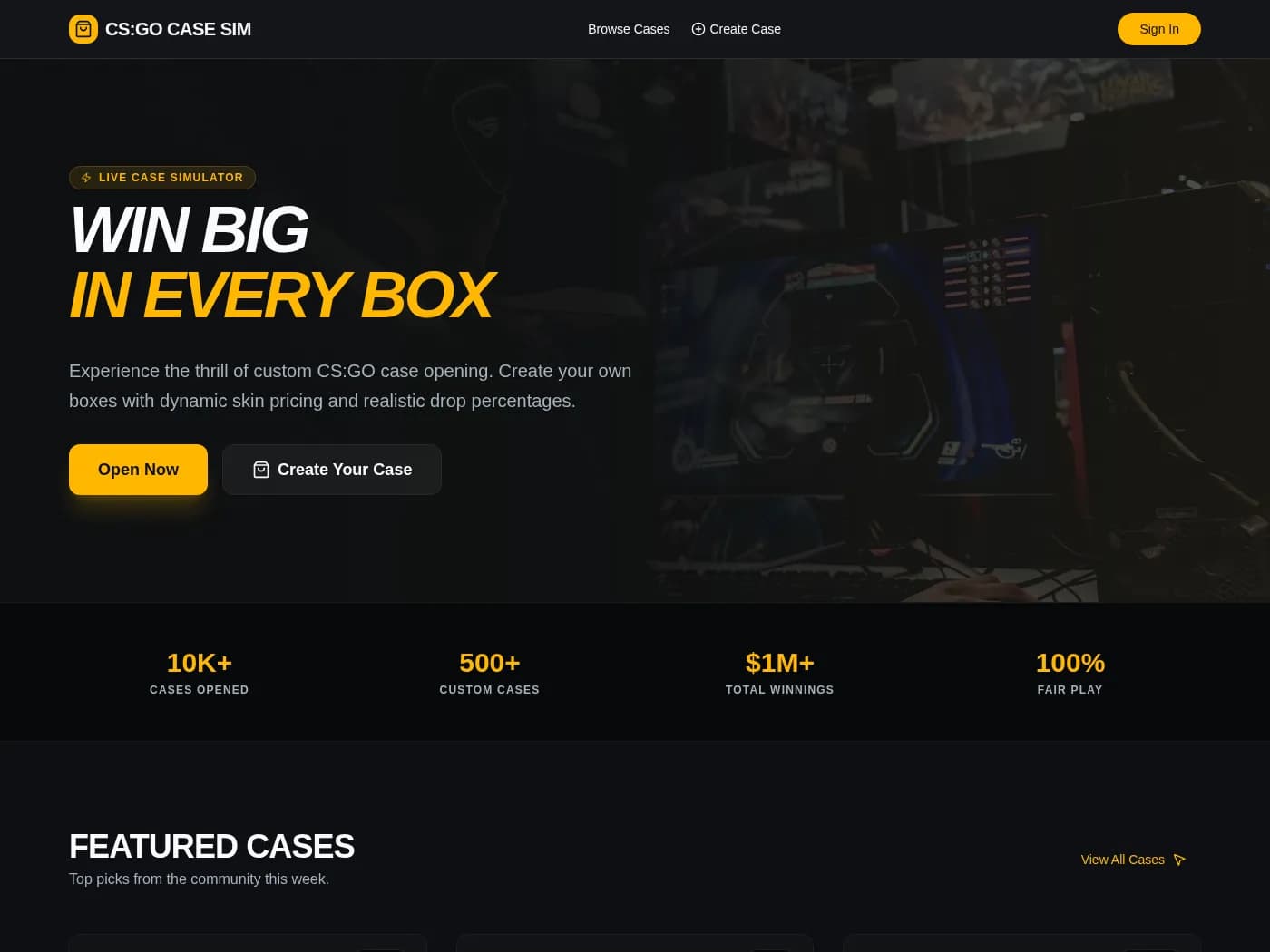 CS:GO Case Simulator
