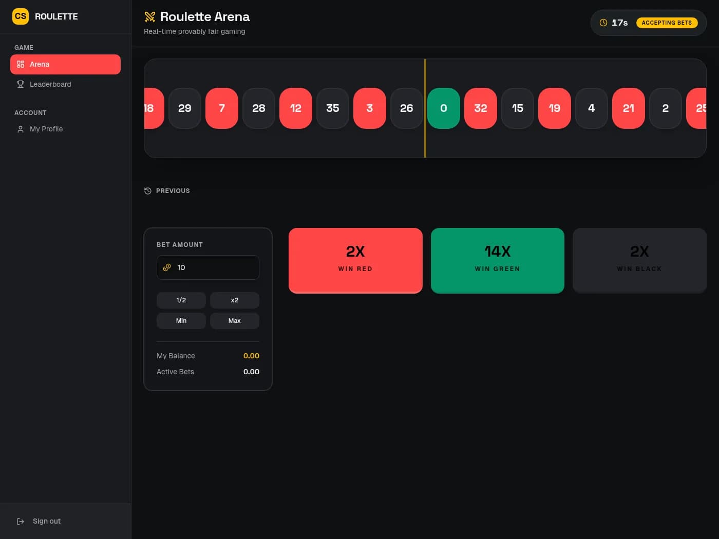 CSGO Roulette Arena