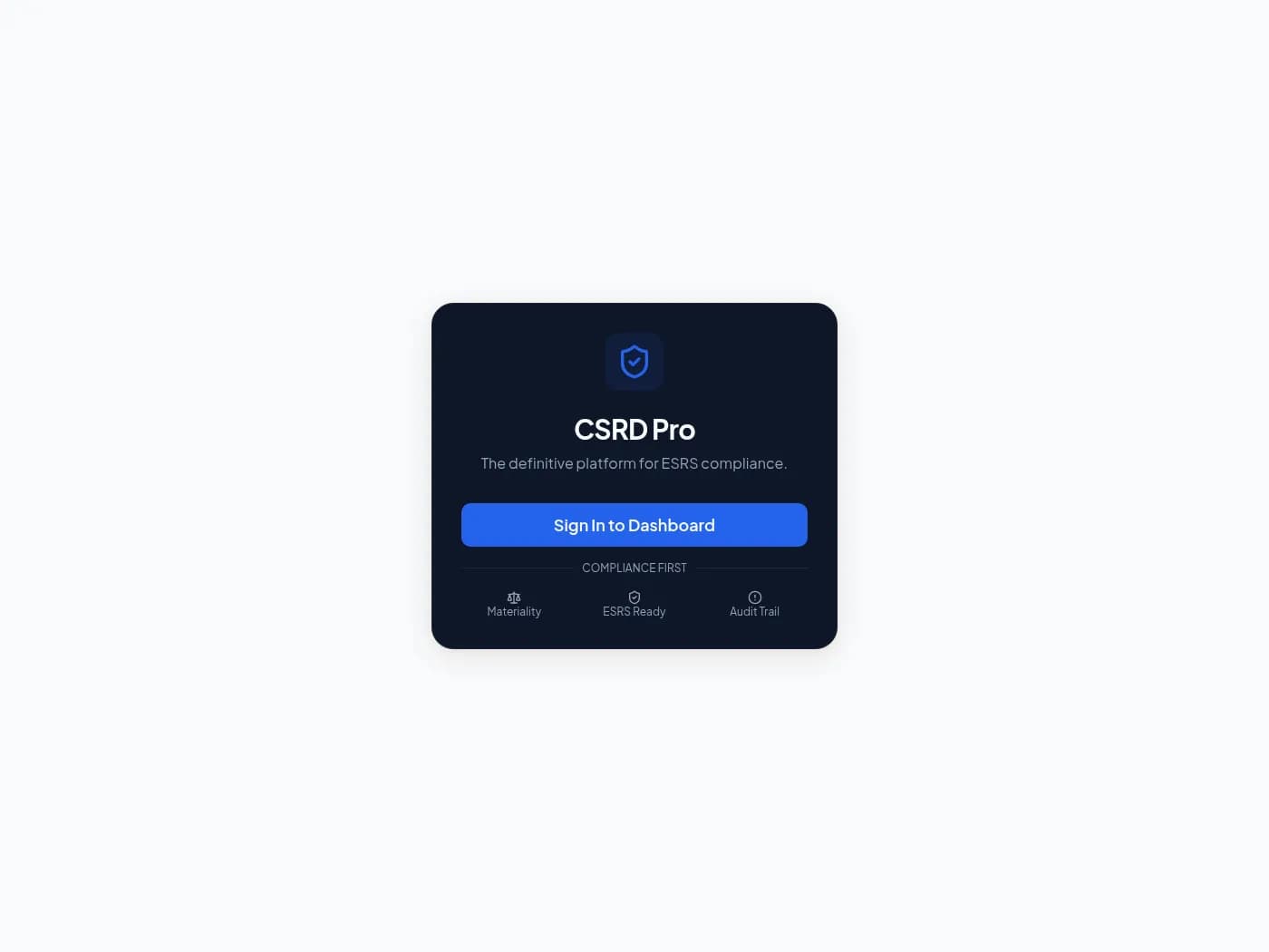 CSRD Report Prep SaaS