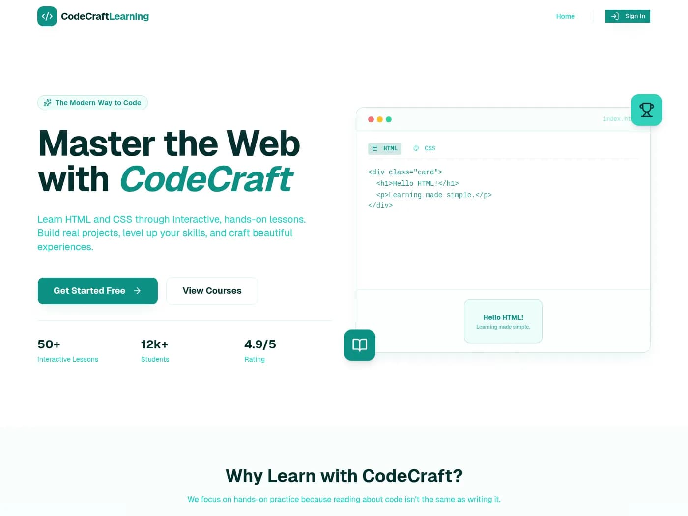 CodeCraft Learning