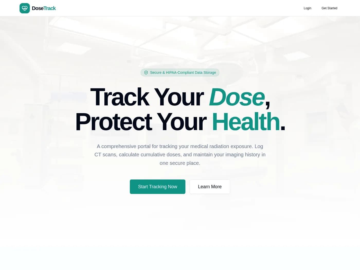 DoseTrack Health Portal