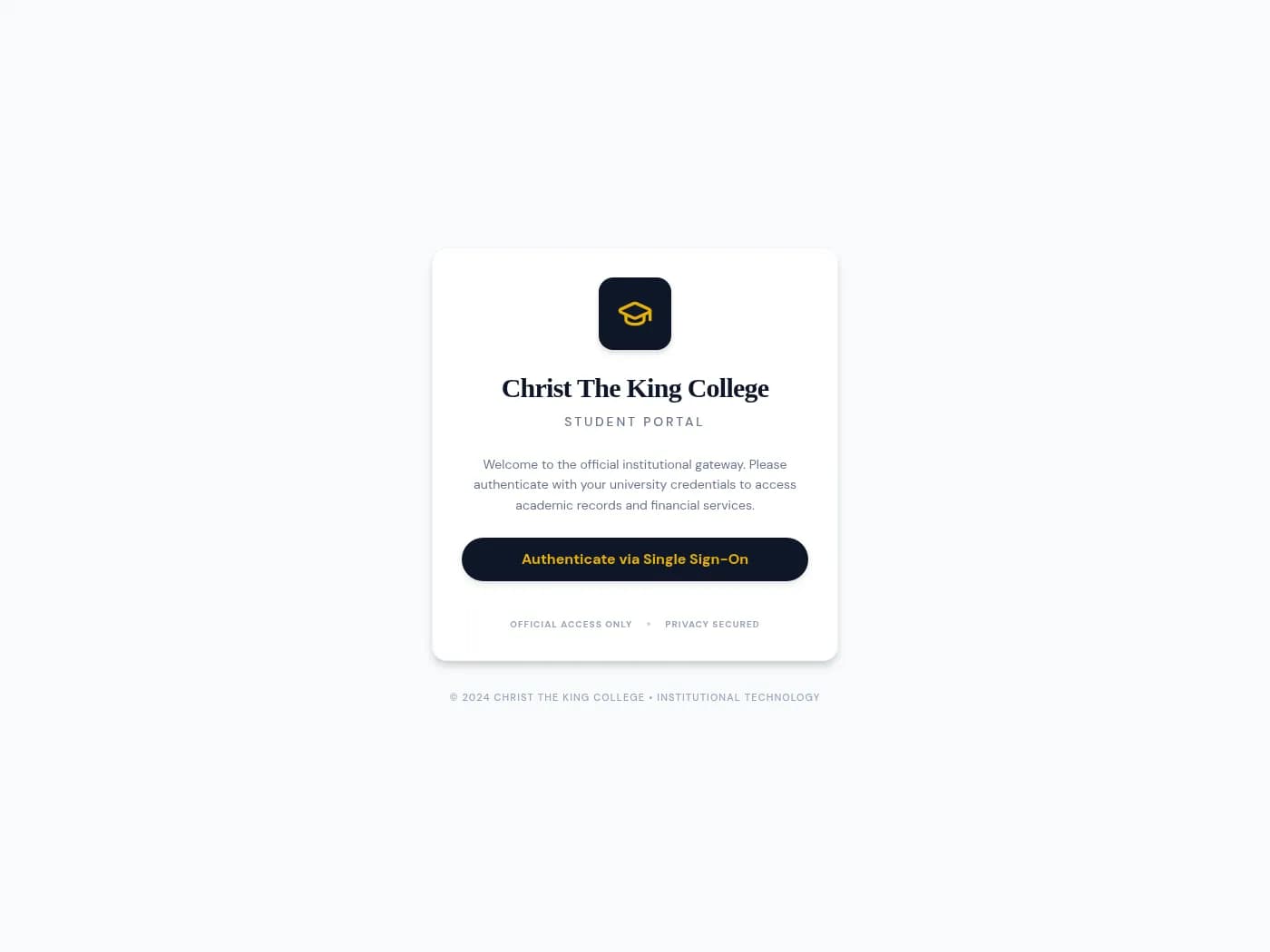Christ King College(C.K.C)Bo App