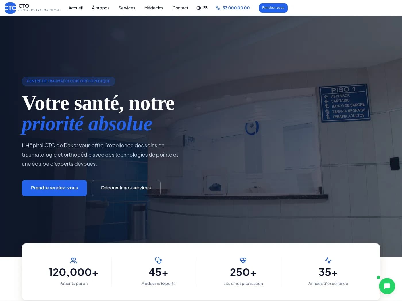 CTO Hospital Web Portal