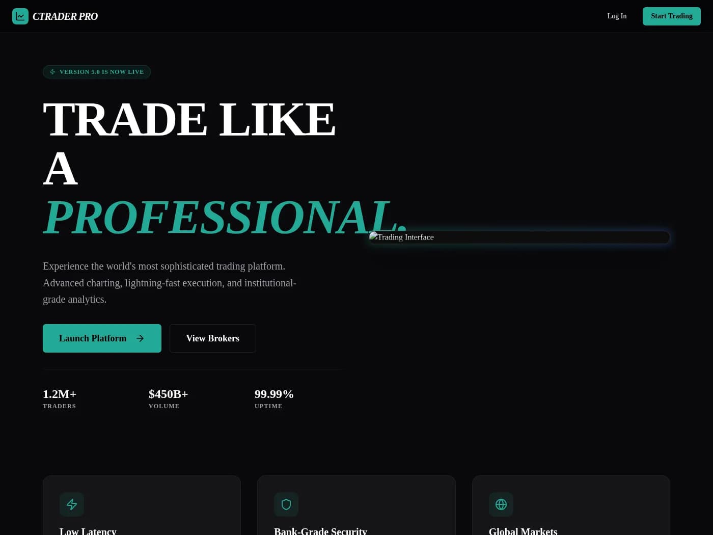 cTrader Pro Clone